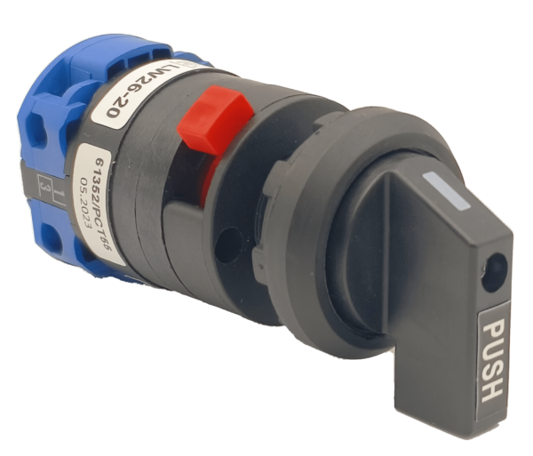Rotary Cam Switch - Push To Turn / Spring Return Switch - Konrak Switch ...